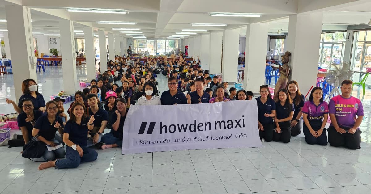 Howden Maxi organized an activity at Tham Tako Temple